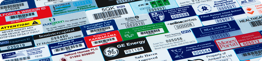 Micro Labels - Asset Labels, ID Labels, Security Labels - Dantech, UK